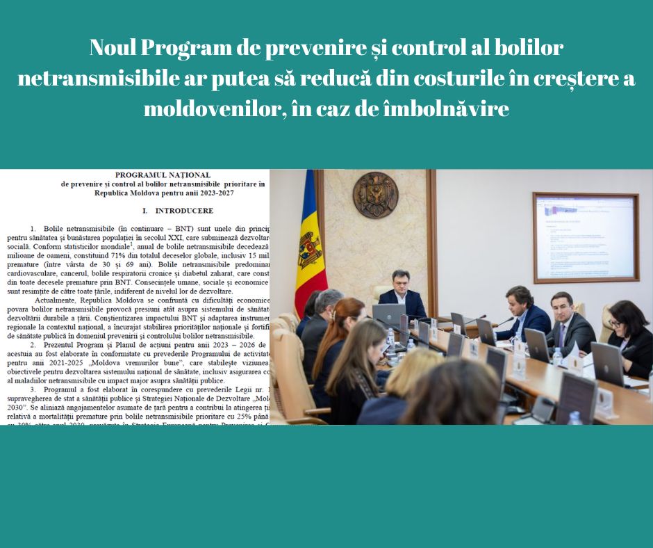 Noul Program de prevenire și control al bolilor netransmisibile ar ...